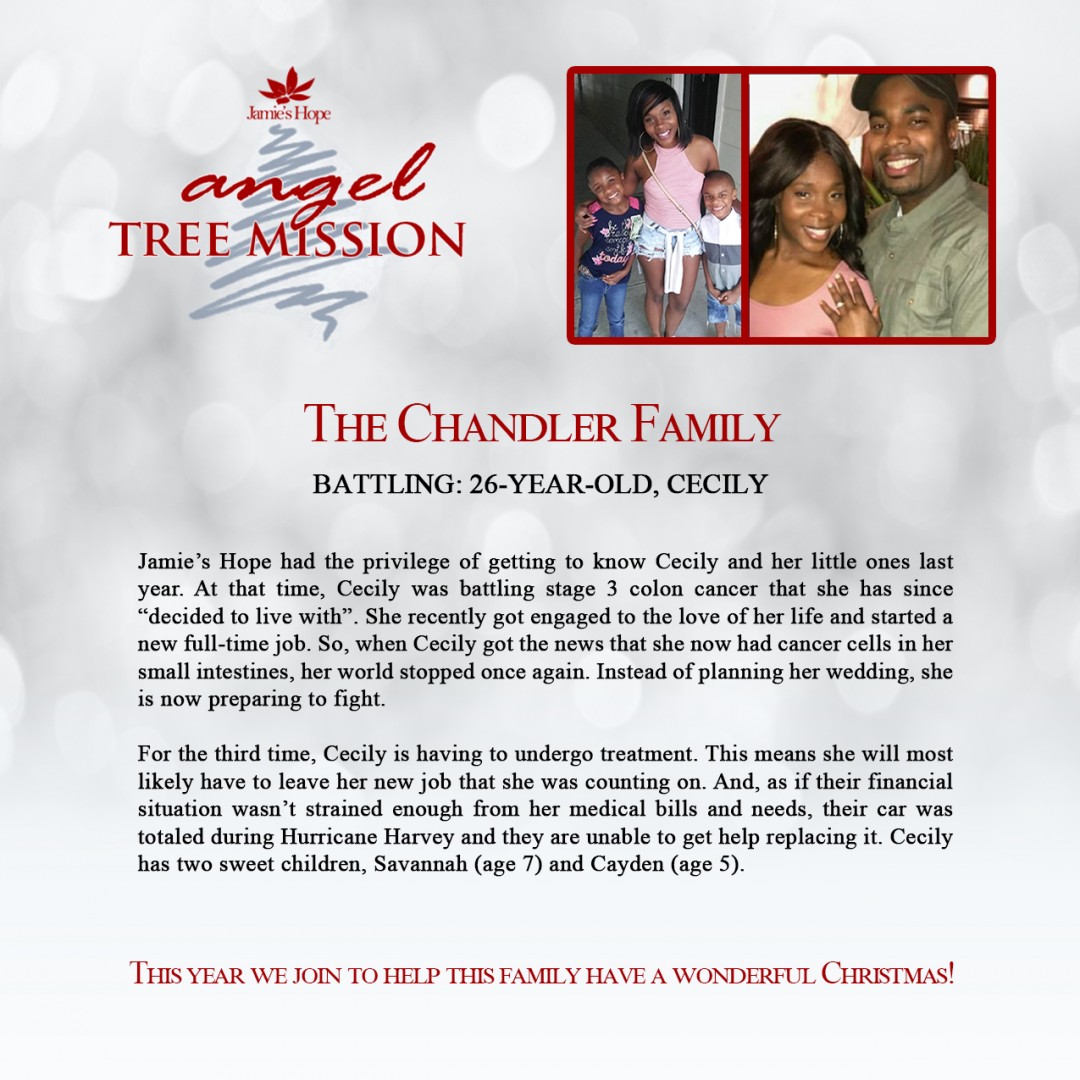 Angel Tree Family Story - Chandler | JAMIE'S HOPE